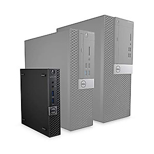 Dell Optiplex 7040 Micro Form Factor Desktop, Intel Quad Core i5 6600T 2.7Ghz, 16GB DDR4, 256GB SSD Hard Drive, HDMI, Windows 10 (Renewed)
