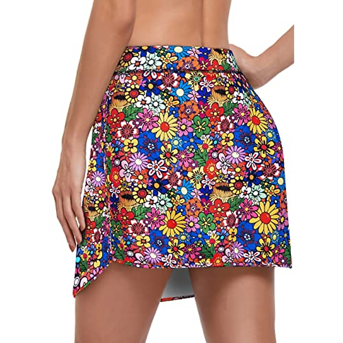 CHICHO Women's Athletic Skirt Tennis Skort with Pockets Golf Skirts UPF 50+ Workout Running Sport Skorts