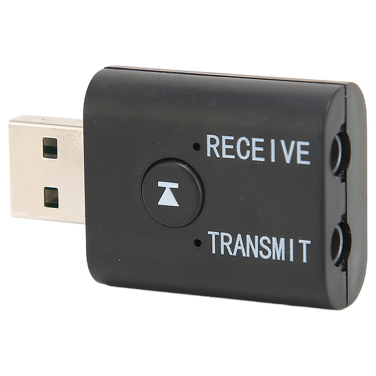 Garsentx Bluetooth 5.0 USB Dongle Adapter for PC, 2 in 1 USB Bluetooth Transmitter Receiver Adapter Wireless Transfer, Dual Output USB/AUX, for Computer TV Speaker Headset