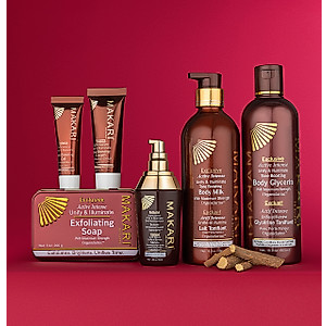 Makari Exclusive Active Intense Exfoliating Soap (7oz) | Unify & Illuminate | Advanced Brightening Bar for Dark Spots and Blemishes | Exfoliates Dead Skin Cells and Helps Reveal Natural Skin Radiance