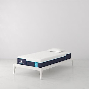 Signature Sleep Bliss 10 Inch Charcoal Cool Gel Memory Foam Mattress-in-a-Box, Medium, Certipur-US and Oeko-TEX, Twin