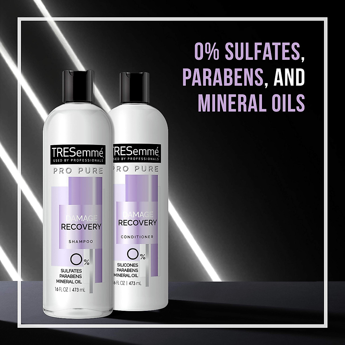 TRESemmé Conditioner Conditioner for Damaged Hair Damage Recovery Silicone Free Conditioner 16 oz 4 Count