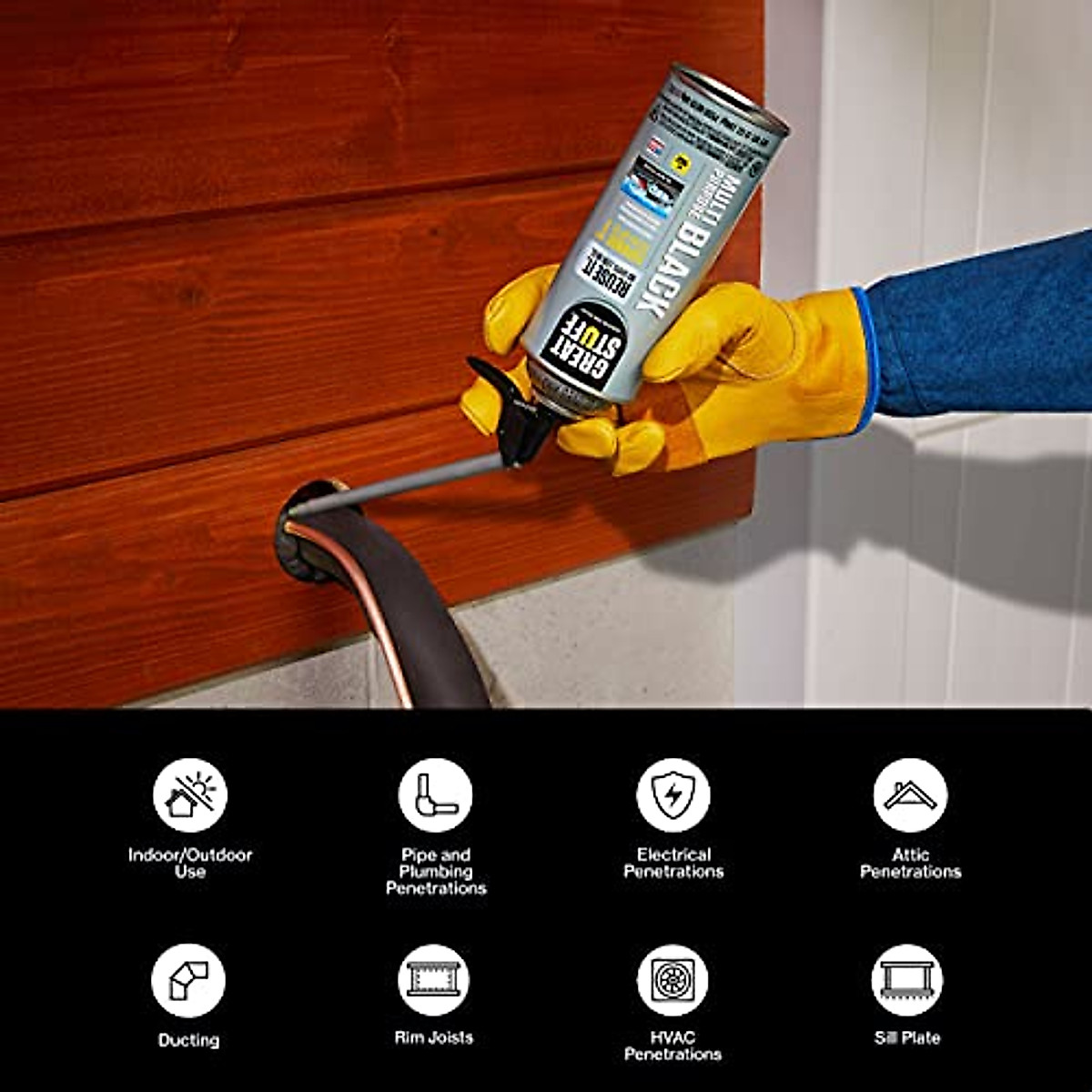 Great Stuff 99112876 Smart Dispenser Multipurpose Black, 12 Oz.