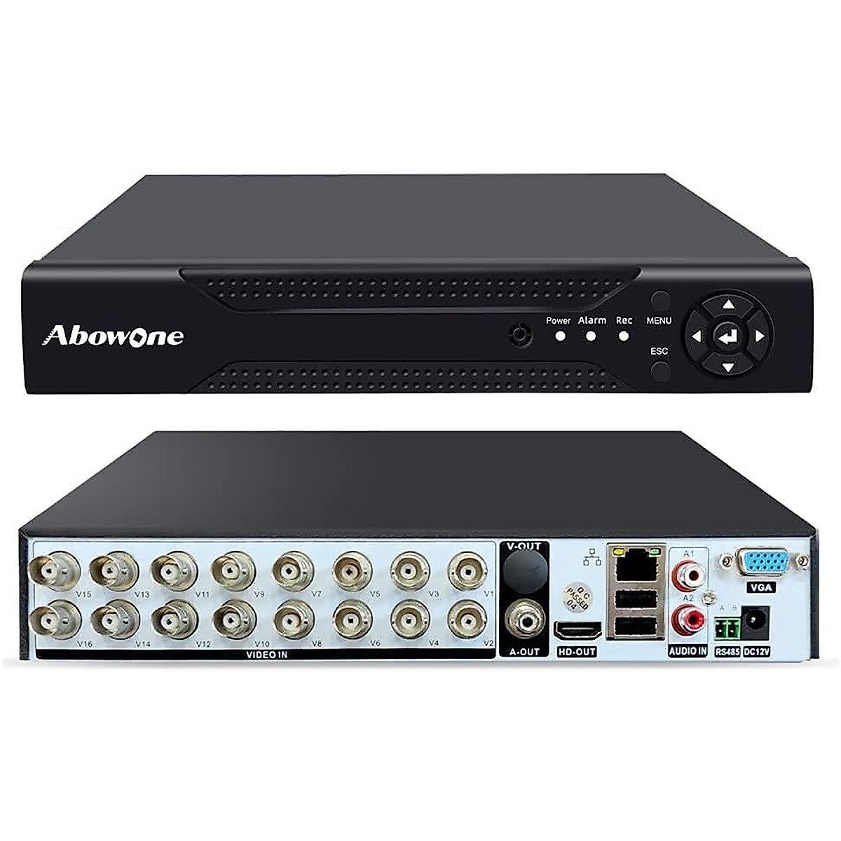 16 Channel 2MP 1080P DVR Recorder Hybrid 6-in-1 DVR H.265+ 16CH Security Digital Video Recorder Support Analog AHD/IP/TVI/CVBS/CVI Camera (No Hard Drive)