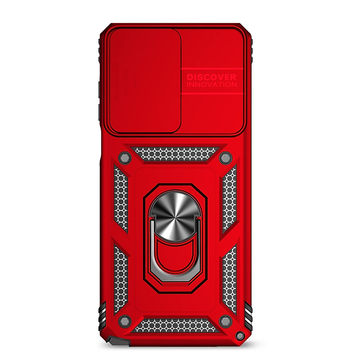 SunStory for Motorola Moto G Stylus 5G 2023 Case with HD Screen Protector & Slide Camera Cover & Kickstand, [Military-Grade] Phone Case for Moto G Stylus 5G 2023 (Red)