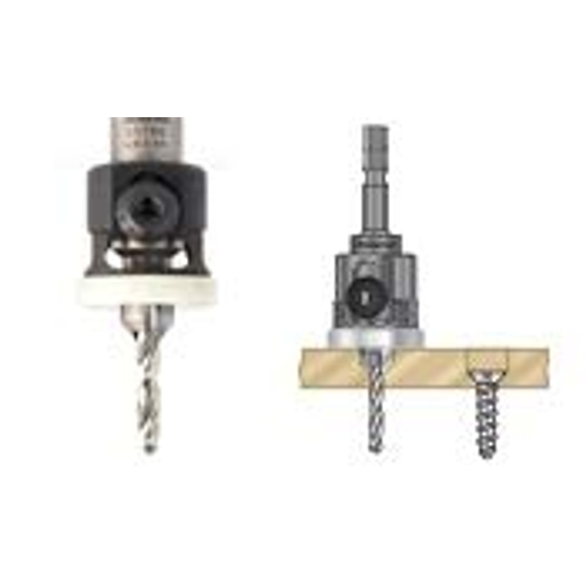 Amana Tool 55180 Carbide Tipped 82 Degree Countersink with Adjustable Low Friction Depth Stop For Festool CENTROTEC System 3/8 D x 7/64 Drill D