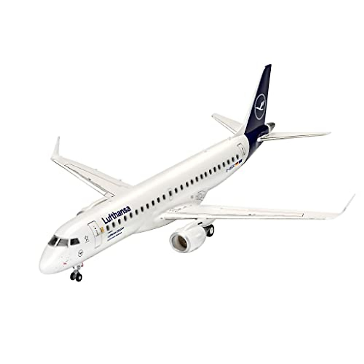 Revell 03883 1:144 Embraer 190 Lufthansa New Livery Plastic Model Kit, Multicolour (Revell 03883 3883)