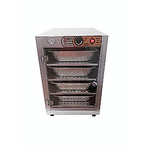 HeatMax 162224 Acrylic Door Party Catering Full Size 3.25" Tall Pans Hot Box Food Warmer, NSF/UL Certified Great for Schools and Churches - Made in USA with Service and Support