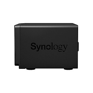 Synology DiskStation DS1621+ NAS Server with Ryzen 2.2GHz CPU, 32GB Memory, 108TB HDD Storage, 1TB M.2 NVMe SSD, 4 x 1GbE LAN Ports, DSM Operating System