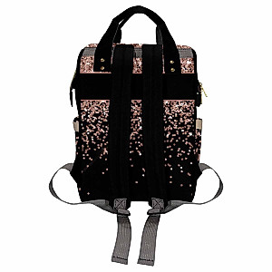 Newcos Backpacks Customized Name African Baby Princess Diaper Bag Backpack with Name Custom Mommy Nursing Baby Bags One Size