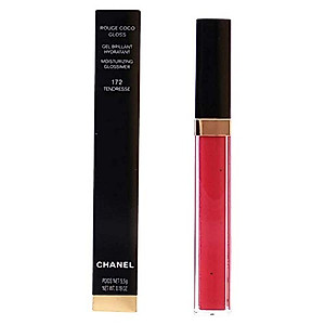 CHANEL Rouge Coco Gloss Moisturizing Glossimer, Bourgeoisie, 0.19 Oz