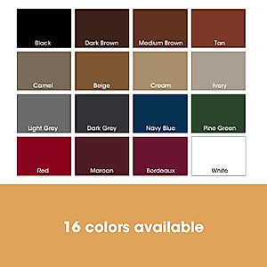 Furniture Clinic Leather Repair Paint | 2-in-1 Seal and Color | Use on Scratches, Tears, and Holes in Car Seats, Furniture | Quick and Easy Leather Repair Kit for Furniture (Ivory, 50ml / 1.7oz)