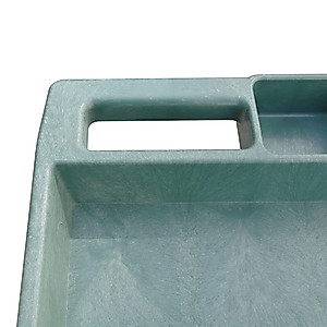 Utility Cart, 500 lb. Load Cap. Tray top, 34.5X17.5X32.75 (Green)