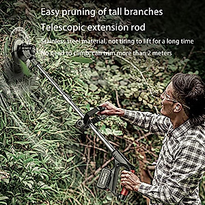 Cordless Lawn Edger Battery Powered, 21V Electric Lawn Edger Edger Lawn Tool for Home Garden, Lawn, Yard, Bush Trimming & Pruning