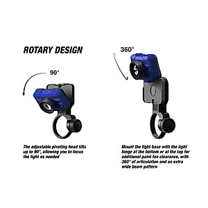 Astro Tools 51SL 500 Lumen Rechargeable Lightweight Spray Gun Color Match Light - CRI 95
