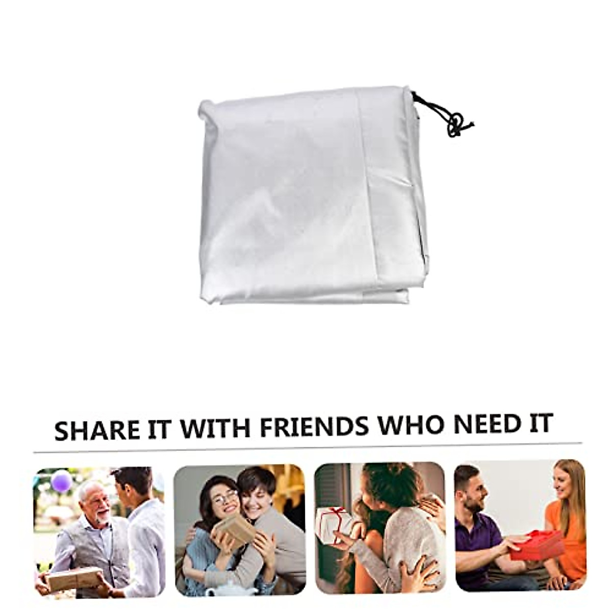 Happyyami Snow Plow Cover Wear-Resist Blower Cover Lawn Mower Cover Electric Snow Thrower Cover Snow Shovel Cover Riding Mower Cover Fabric Snow Blower Cover Gazebo Shade Oxford Cloth