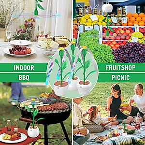 Fly Fans for Tables, 3 Styles Fly Repellent Fan Upgraded DIY Fly Fan Outdoor and Indoor Keep Flies Away, USB Powered, Fly Fan for Outside, BBQ, Restaurants, Picnic, 3 Pack