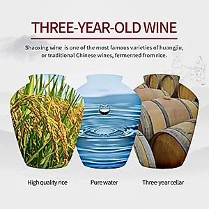 52USA Shaoxing Cooking Wine 21.64 fl oz, Chinese Asian Cooking Wine, Shao Hsing Rice Wine, Shaoxing Rice Wine, Hsing Rice Wine, Fermented Rice Wine, Homemade Asian Cooking