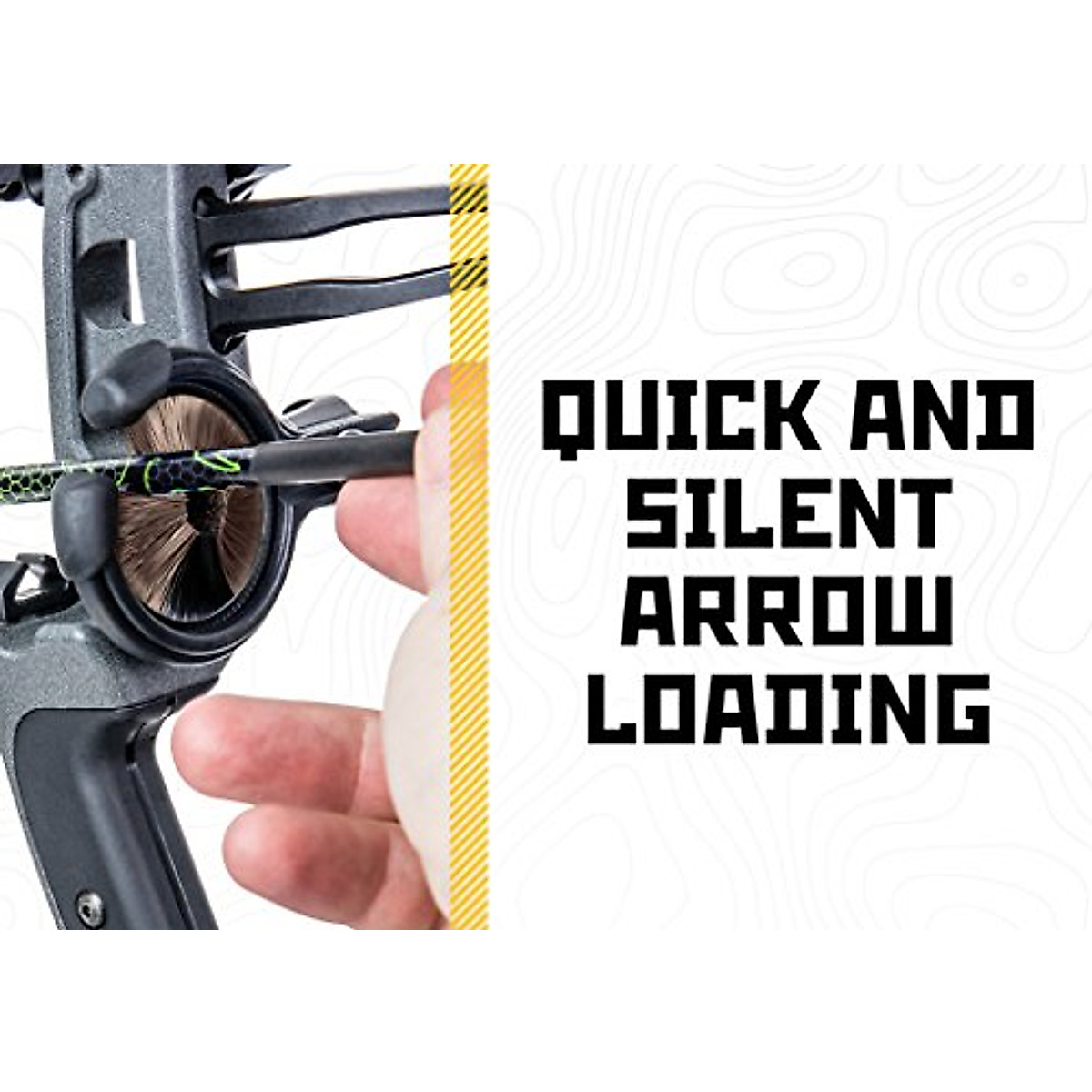 Trophy Ridge Kill Shot Whisker Biscuit Archery Arrow Rest, Ambidextrous, Brown, Medium