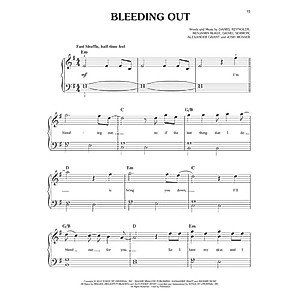 Imagine Dragons for Easy Piano