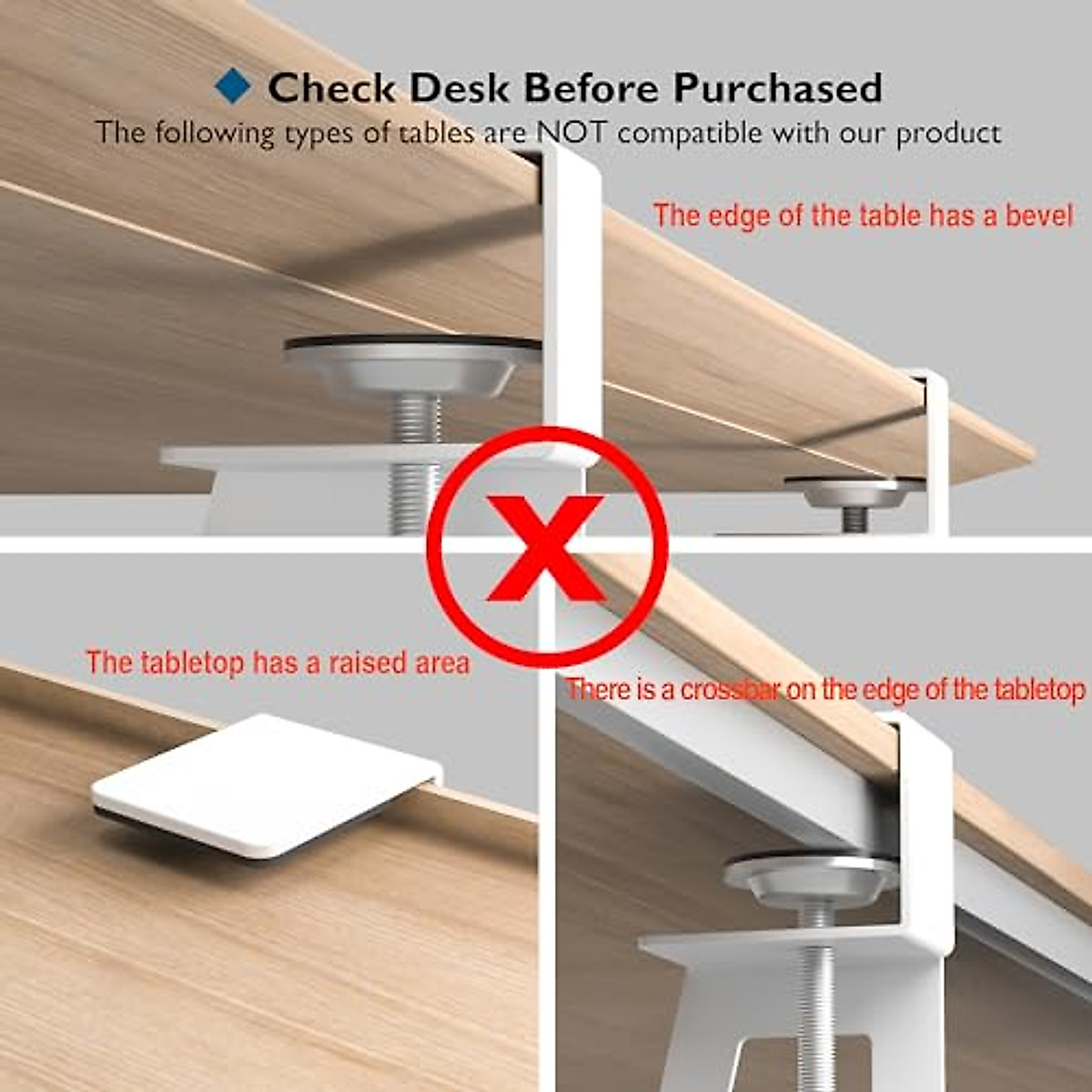 BONTEC Keyboard Tray Under Desk, Pull Out Keyboard & Mouse Tray with C-clamp, 25.6 Excluding Clamps (30 Including Clamps) x 11.8 Inch Steady Slide-Out Computer Drawer for Typing, White