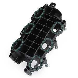 MITZONE Intake Manifold with Gasket Compatible with 2011-2018 Jeep Dodge RAM Chevy 3.6L V6 Vehicles Grand Cherokee Wrangler Journey Grand Caravan Town Country Replace 05184199AF