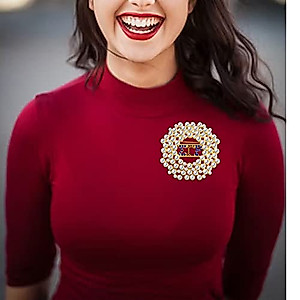 SRG Sorority Brooch Pin 1922 Sorority Gift Greek Sorority Jewelry Gift (Sorority Brooch Pin)