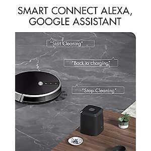 Liectroux C30B Robot Vacuum Cleaner, Smart Dynamic Navigation, Super Smart Partition, with Memory, WiFi App Control, 5000Pa Strong Suction, Smart Wet Mopping, Works with Alexa and Google Assistant