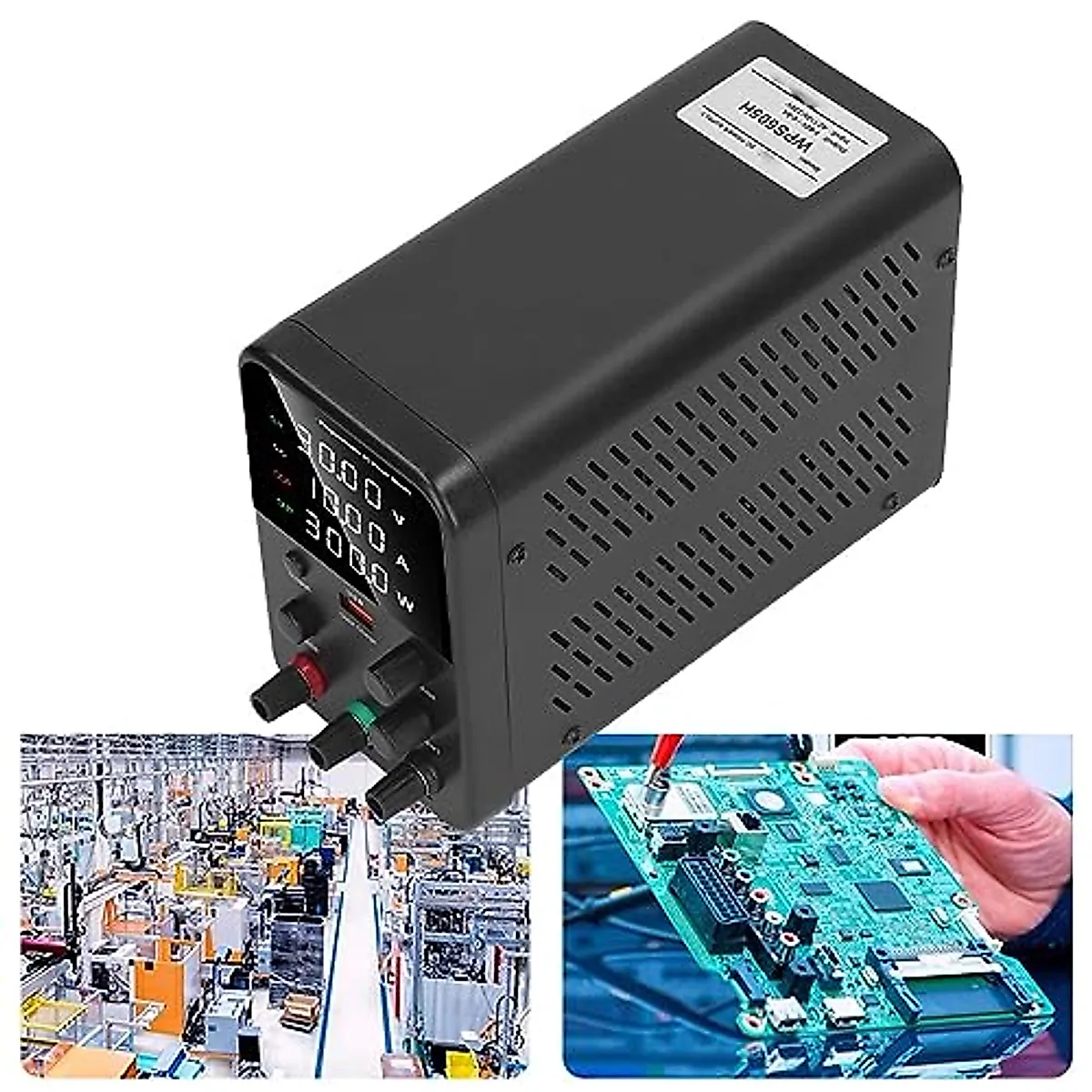 DC Power Supply WPS605H USB Fast Charging Interface Adjustable Switching Regulated Power Supply 300W, DC Power Supply Variable