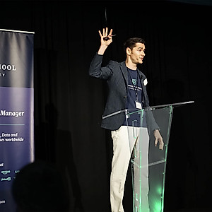 Clear Podium Stand with Lights, 43”Acrylic Podium Pulpits for Churches Professional Portable Presentation Podium Lectern for Offices and Classrooms