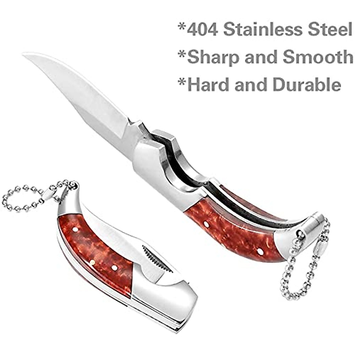 EZKIT Pocket knife, Small Pocket Knife for Men and Women, Blade Length 2in