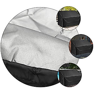 Amosfun Potting Bench Patio loveseat Cover Storage Box Waterproof Garden Benches for Outdoors- Outdoor Waterproof Park Seats Cover- Garden Bench Oxford Cloth Cover