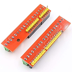 DAOKI 2Pcs Screw Shield V2 Expansion Board Terminal Compatible with Arduino UNO R3 with Dupont Cable Female to Male