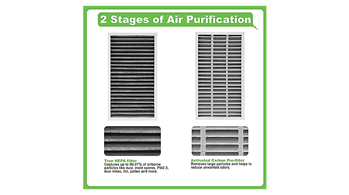 Hichoryer F1 Filter for Odor & Allergen Reduction