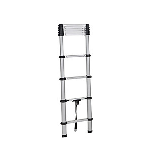 Cosco 20309T1ASE Smartclose Telescoping Aluminum Ladder, (300-Pound Capacity, 8.5 ft. ladder with 12 ft. Max Reach)