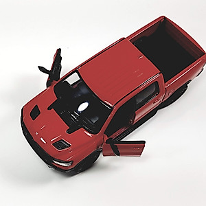 Kinsmart 2019 Red Dodge Ram 1500 Pickup Truck1/46 O Scale Diecast Truck