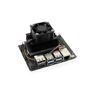 Dedicated DC 5V Cooling Fan Compatible with NVIDIA Jetson Nano Developer Kit and B01 Version PWM Speed Adjustment Strong Cooling Air Fan 40mm×40mm×20mm with 4PIN Reverse-Proof Connector
