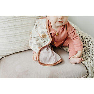 Copper Pearl Baby Security Blanket Set of 2 - Portable Size for Self-Soothing On-The-Go, Ideal Baby Blankets for Boys and Girls, Ultra-Soft, and Gift-Ready Loveys - Ferra