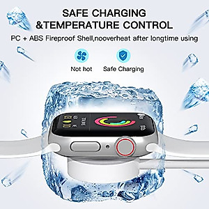 Watch Charger Compatible with Apple Watch Charger, Magnetic Charging Cable for iWatch Series 8/7/6/SE/5/4/3/2,Portable Wireless Charger with USB Charging Cord (3.3ft / 1m)
