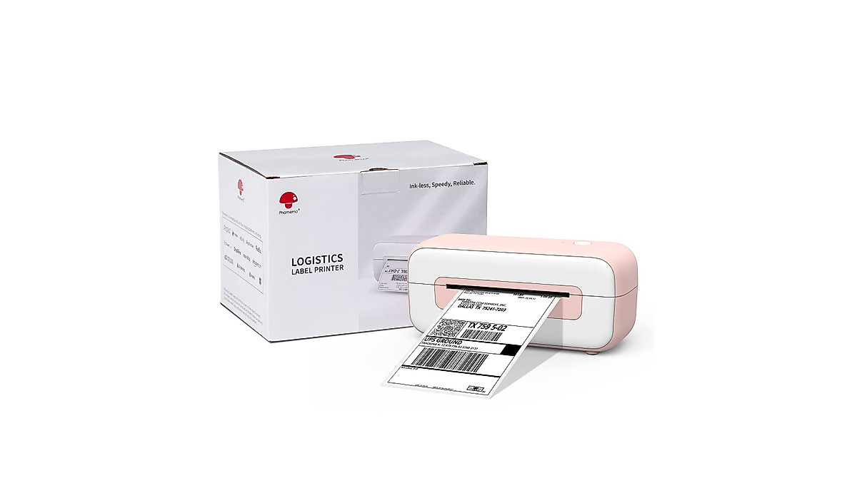 Phomemo Pink Thermal Label Printer for Shipping & E-commerce
