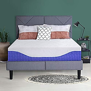 SLEEPLACE 12 Inch METIS Multi Layer Memory Foam Mattress Cobalt Blue (KING)