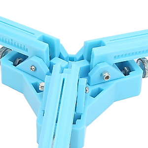 Cosiki Fletching Jig, Portable 3D Fletching Jig Clear Scale Strong Simple Operation for 3.610mm Shafts (Blue)