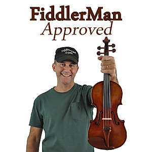 Fiddlerman Wood Violin Shoulder Rest for 4/4 and 3/4 with Collapsible and Height Adjustable Feet