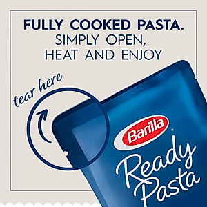 BARILLA Ready Pasta, Penne Non-GMO, No Preservatives 8.5 Ounce (Pack of 6)