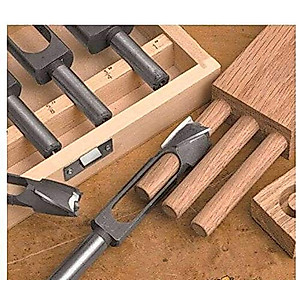 Dtacke Wood Plug Hole Cutter Tenon Dowel And Plug Drill Woodworking Cutter (8mm Drill inner bore)