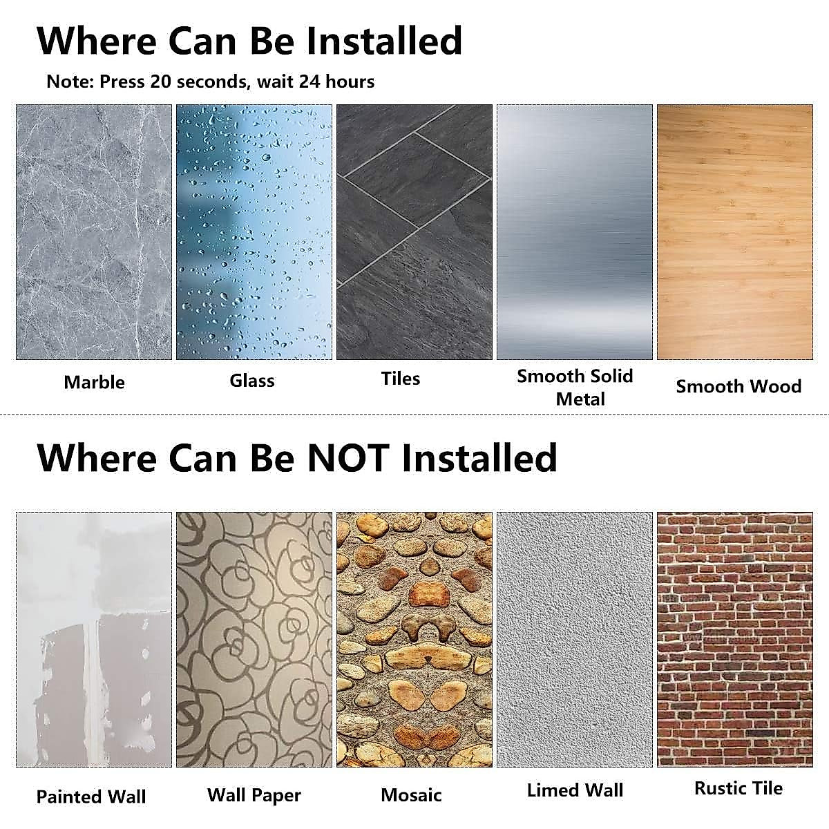 Amazing Goods Paper Towel Holder Under Cabinet Mount, Paper Towels Rolls for Kitchen, Adhesive Wall Mount Paper Towel Holders Fits All Roll Sizes, No Drilling, Silver (Black)