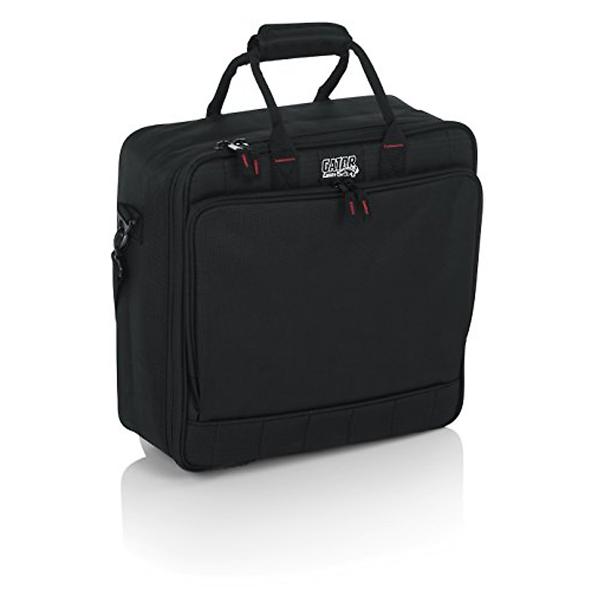 Gator Cases Padded Nylon Mixer/Gear Carry Bag with Removable Strap; 15.5" x 15" x 5.5" (G-MIXERBAG-1515),Black
