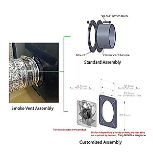 Laser Engraver Enclosure with Smoke Vent and LED Light, Fireproof Fabric, Eye Protection Film, 25x25x13 Inch Laser Engraving Machine Protective Cover,Reduce Laser Beam for COMGO Z1 A5Pro Master2 S2
