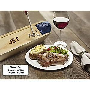 Circle B Branding Iron for Steak, Buns, Wood & Leather