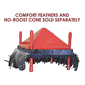 RentACoop Chick Brooder Heating Plate - Brooder Heat Plate Warms Up to 20 Chicks - Chick Heater with 25 Adjustable Heights and 22 Watts - Safer Alternative to Heat Lamps - 12" x 12"